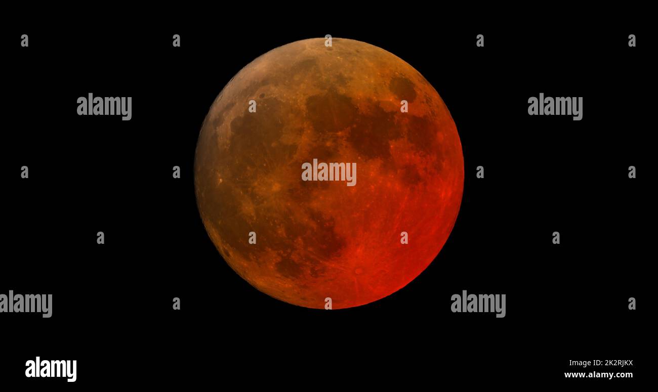 super blood moon total eclipse Stock Photo - Alamy