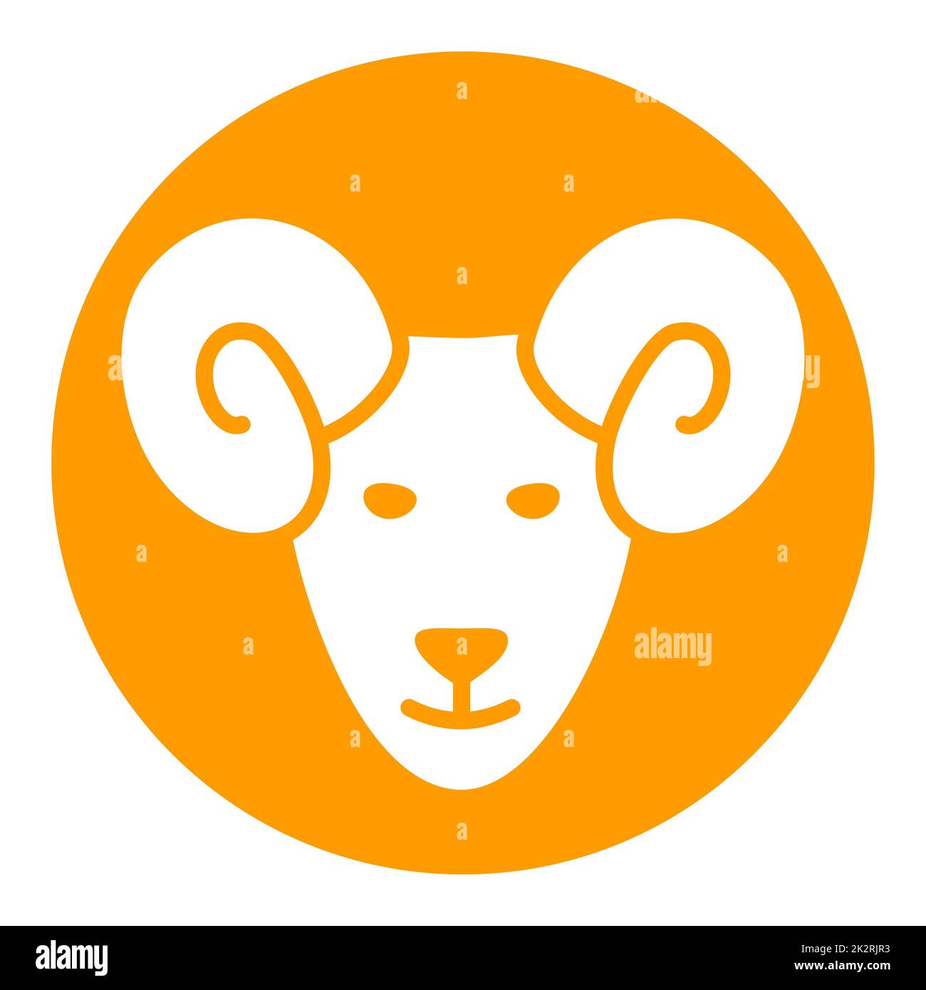 Sheep glyph icon. Farm animal vector illustration Stock Photo - Alamy