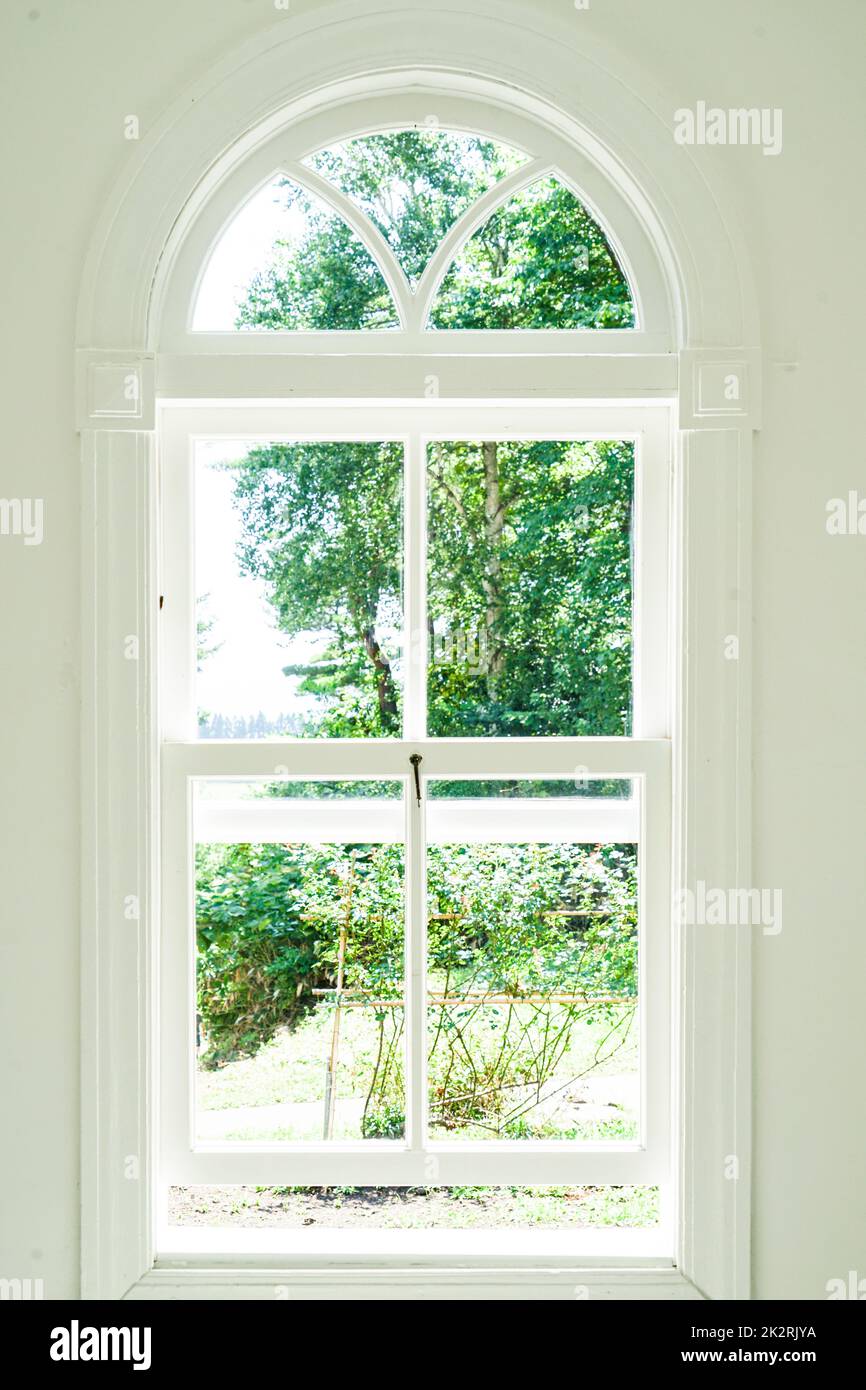 White room window (background material Stock Photo - Alamy