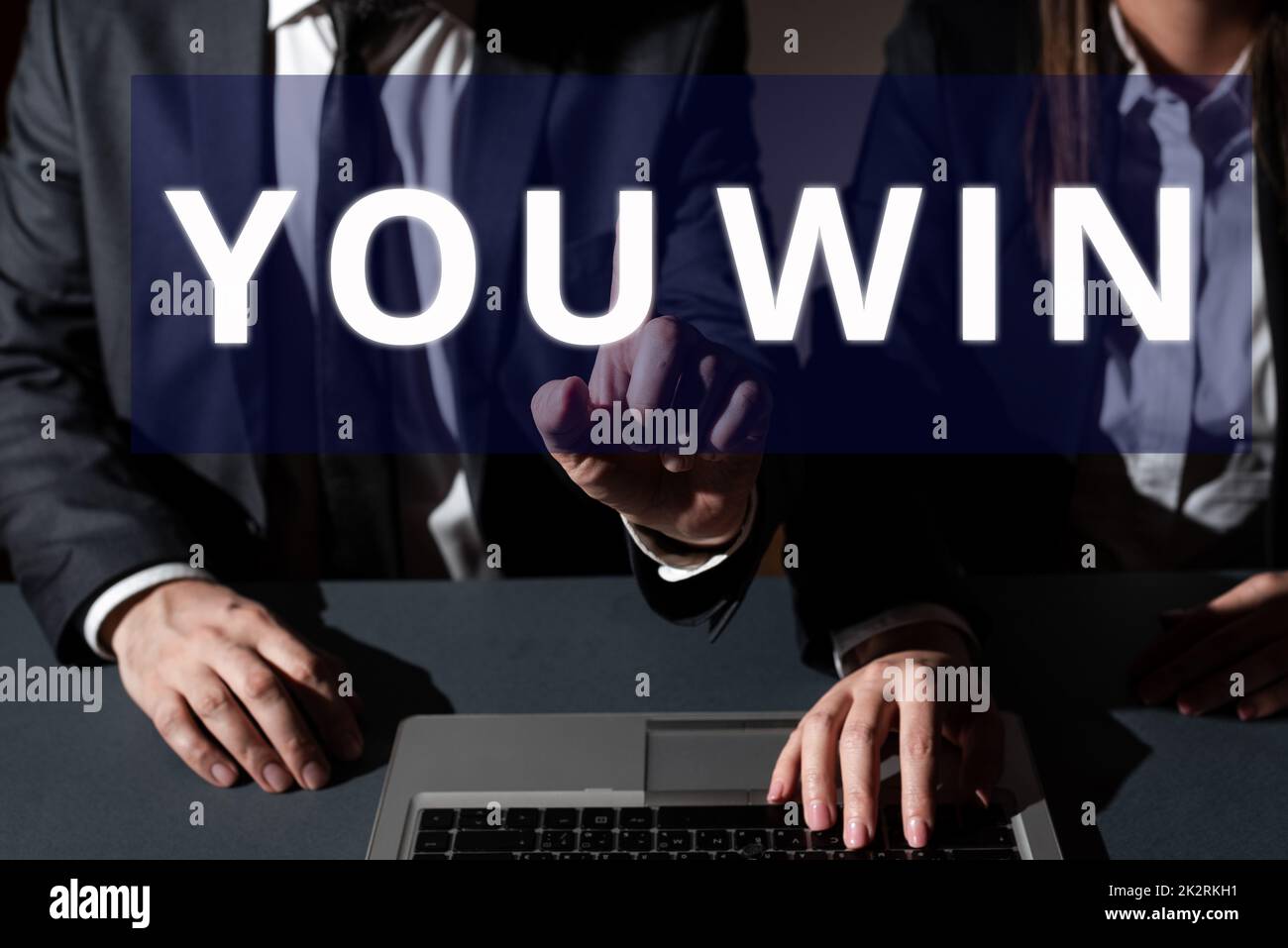 Handwriting text You Win. Word Written on be first in school race or ...