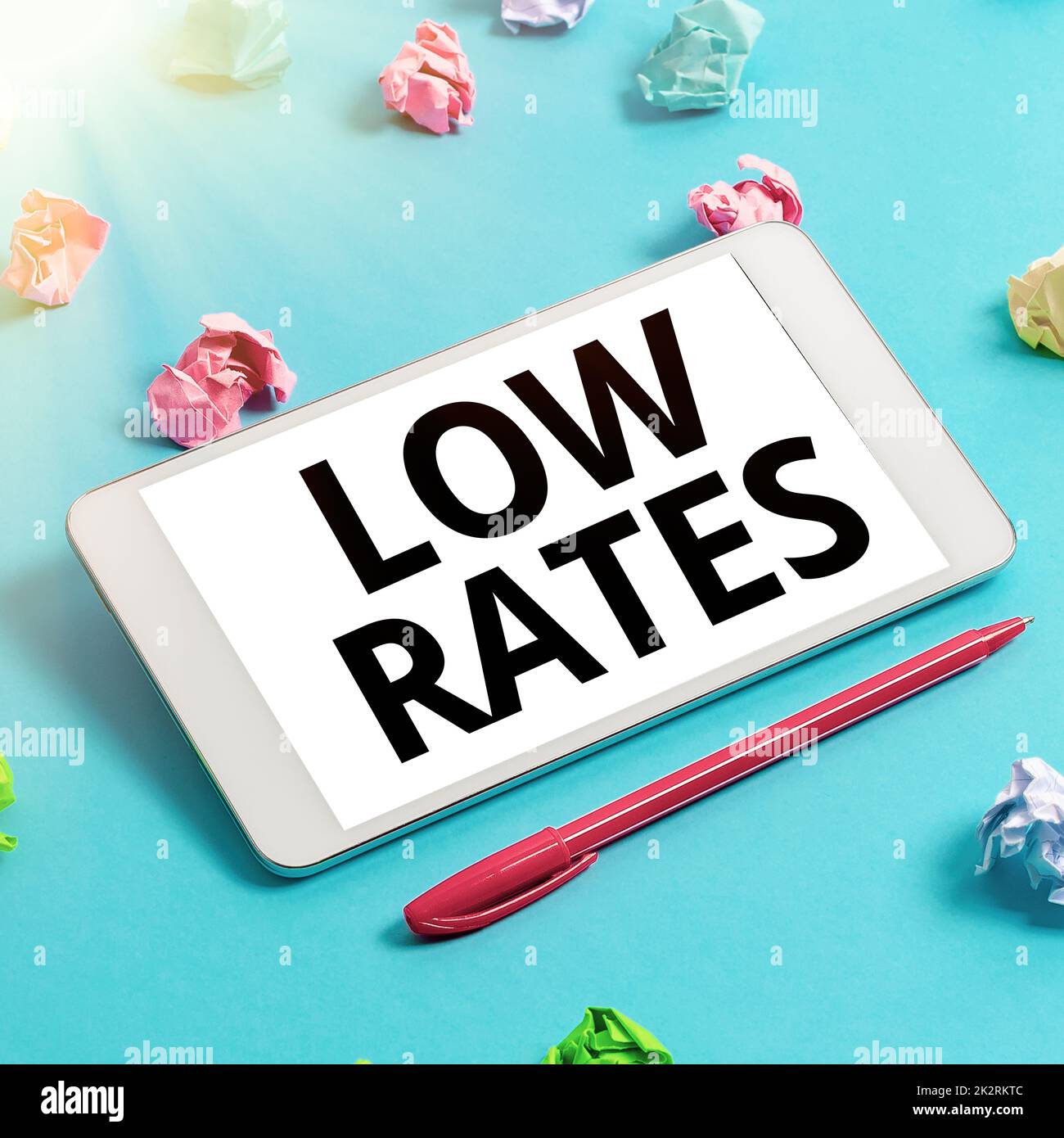 Hand writing sign Low Rates. Word for A cost of an item or service ...