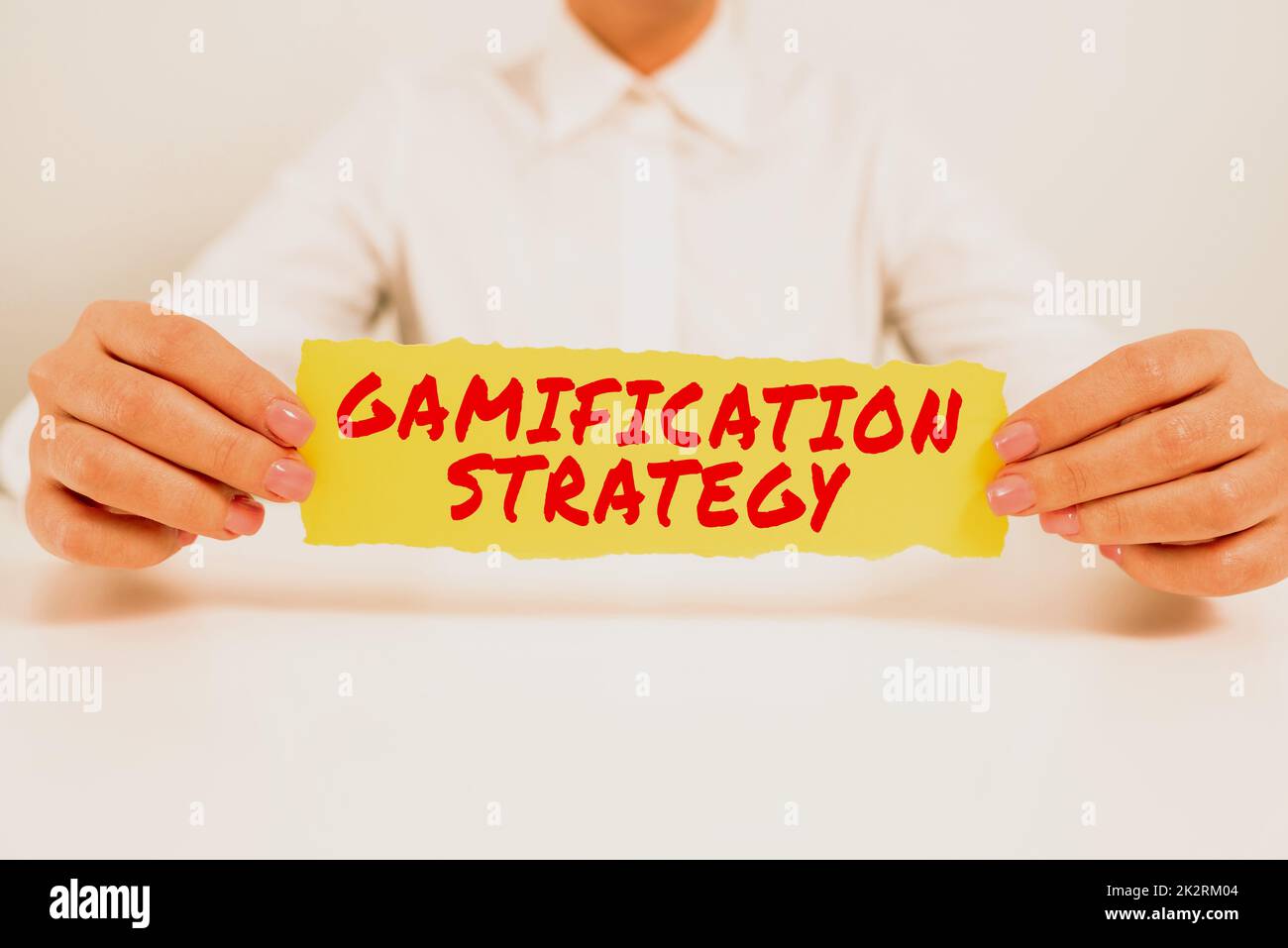 Conceptual display Gamification Strategy. Business approach use Rewards ...