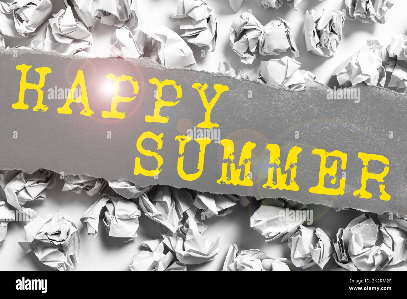 Handwriting text Happy Summer. Business idea Beaches Sunshine ...