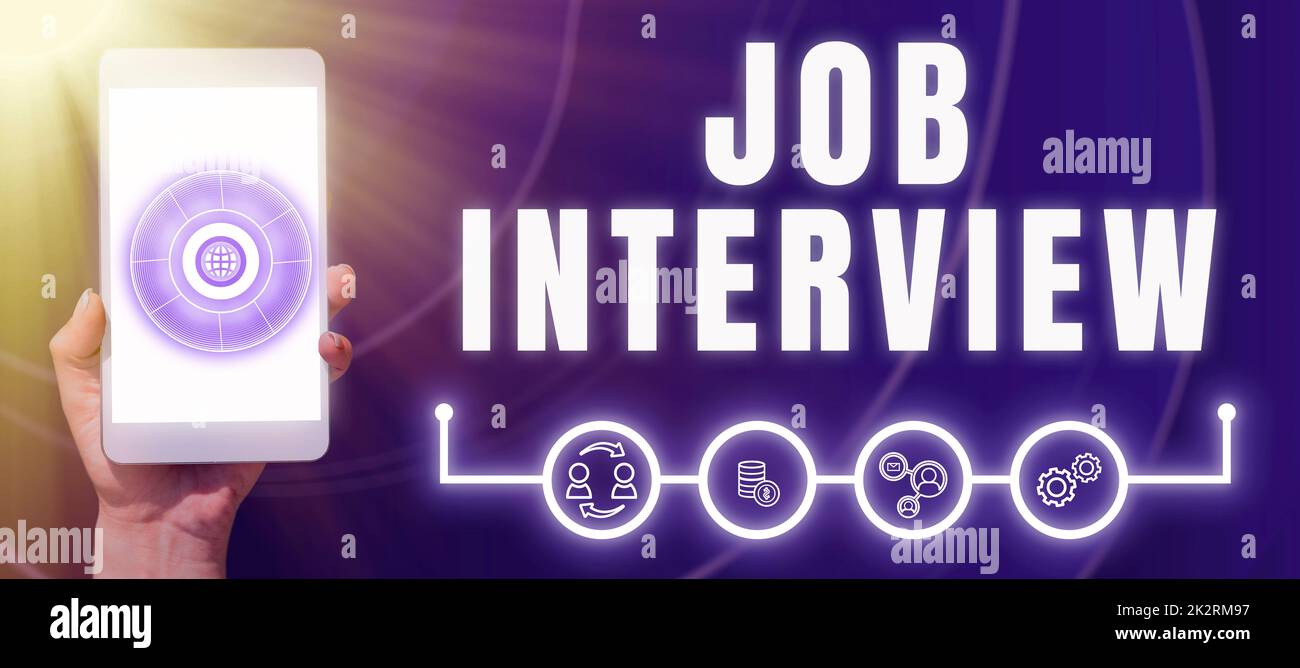 Conceptual display Job Interview. Conceptual photo Assessment Questions ...