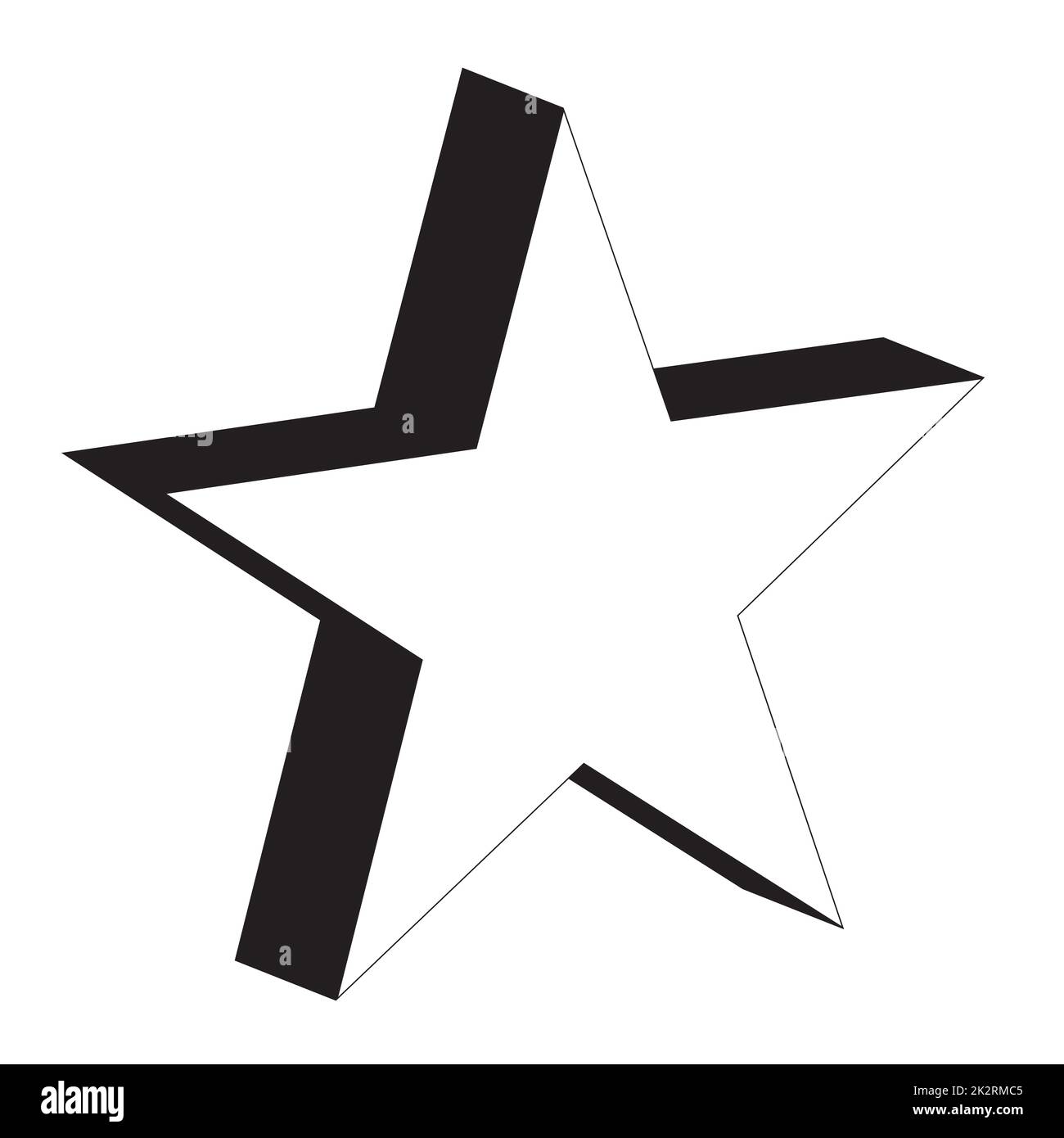 3D Isolated Star Stock Photo - Alamy