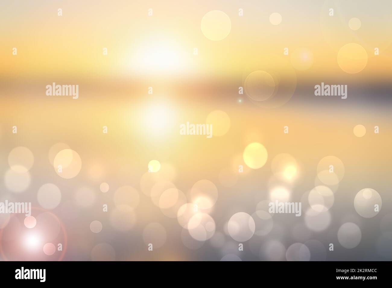 Abstract sunset illustration. Abstract evening or sunset mood ...