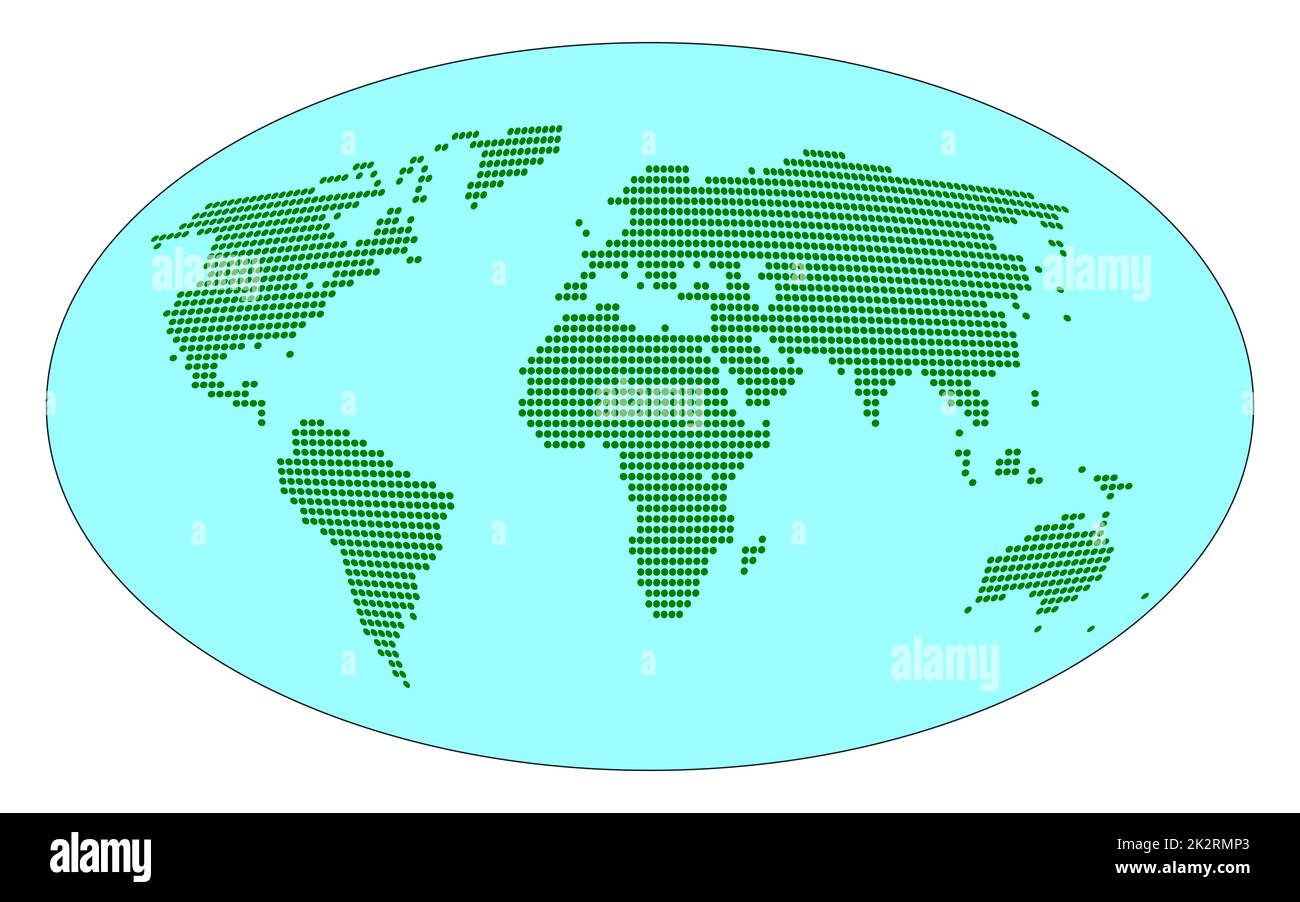 Earth map oval hi-res stock photography and images - Alamy