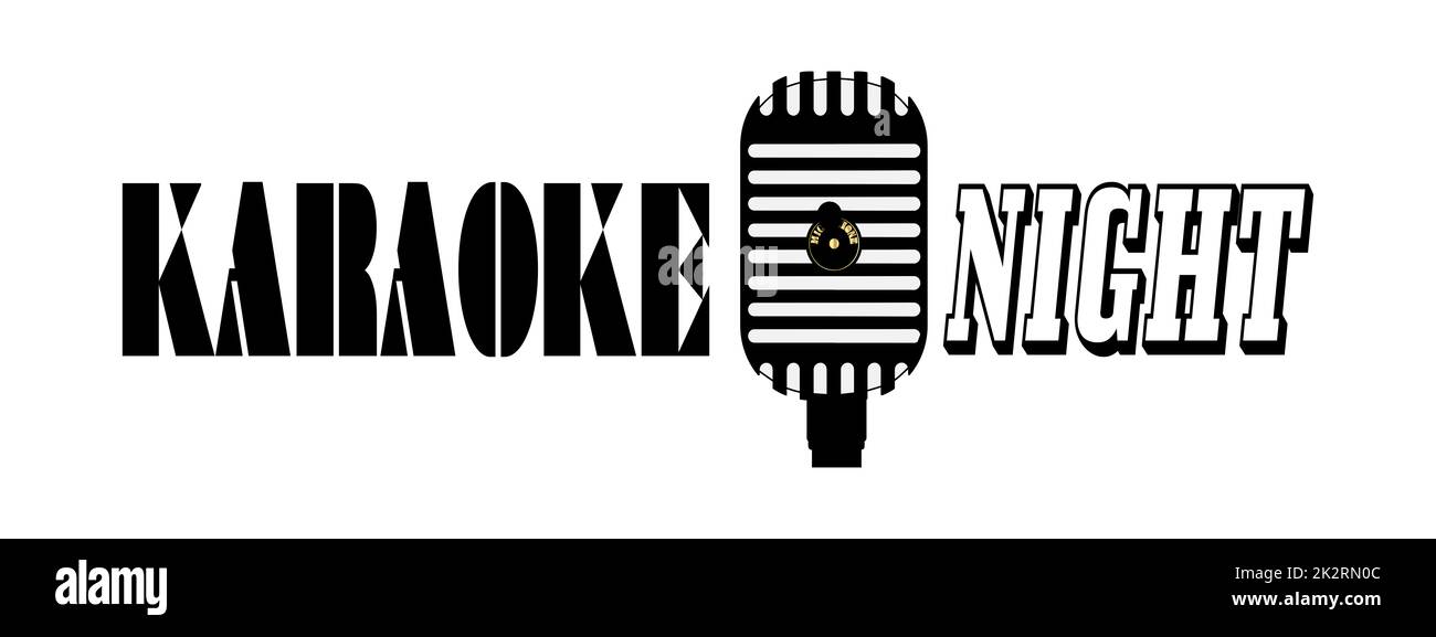 Karaoke Night Sign Stock Photo - Alamy