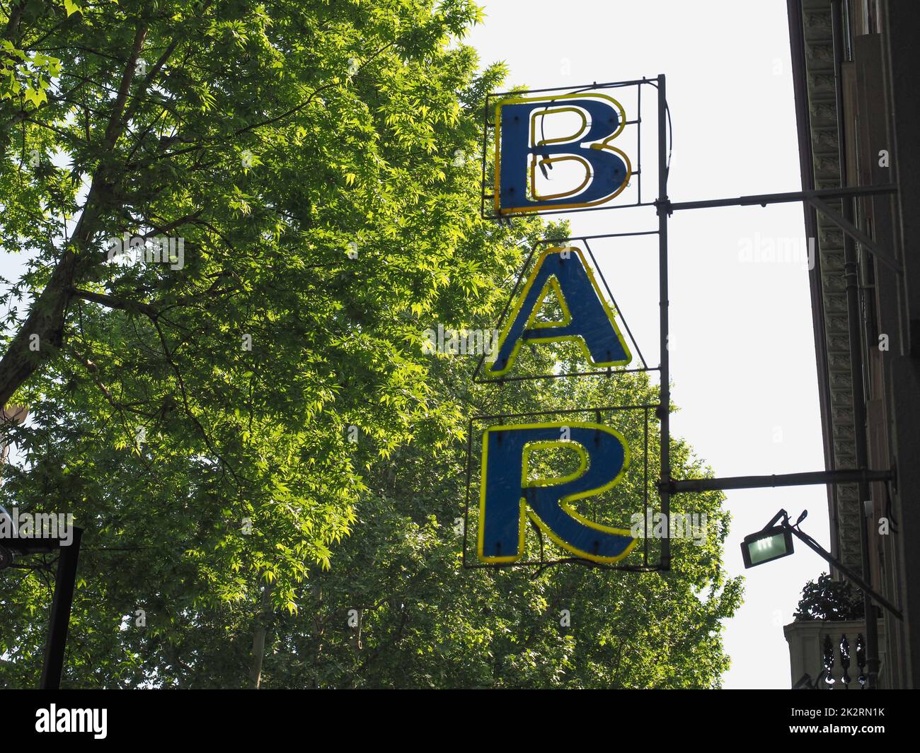 neon bar sign Stock Photo - Alamy