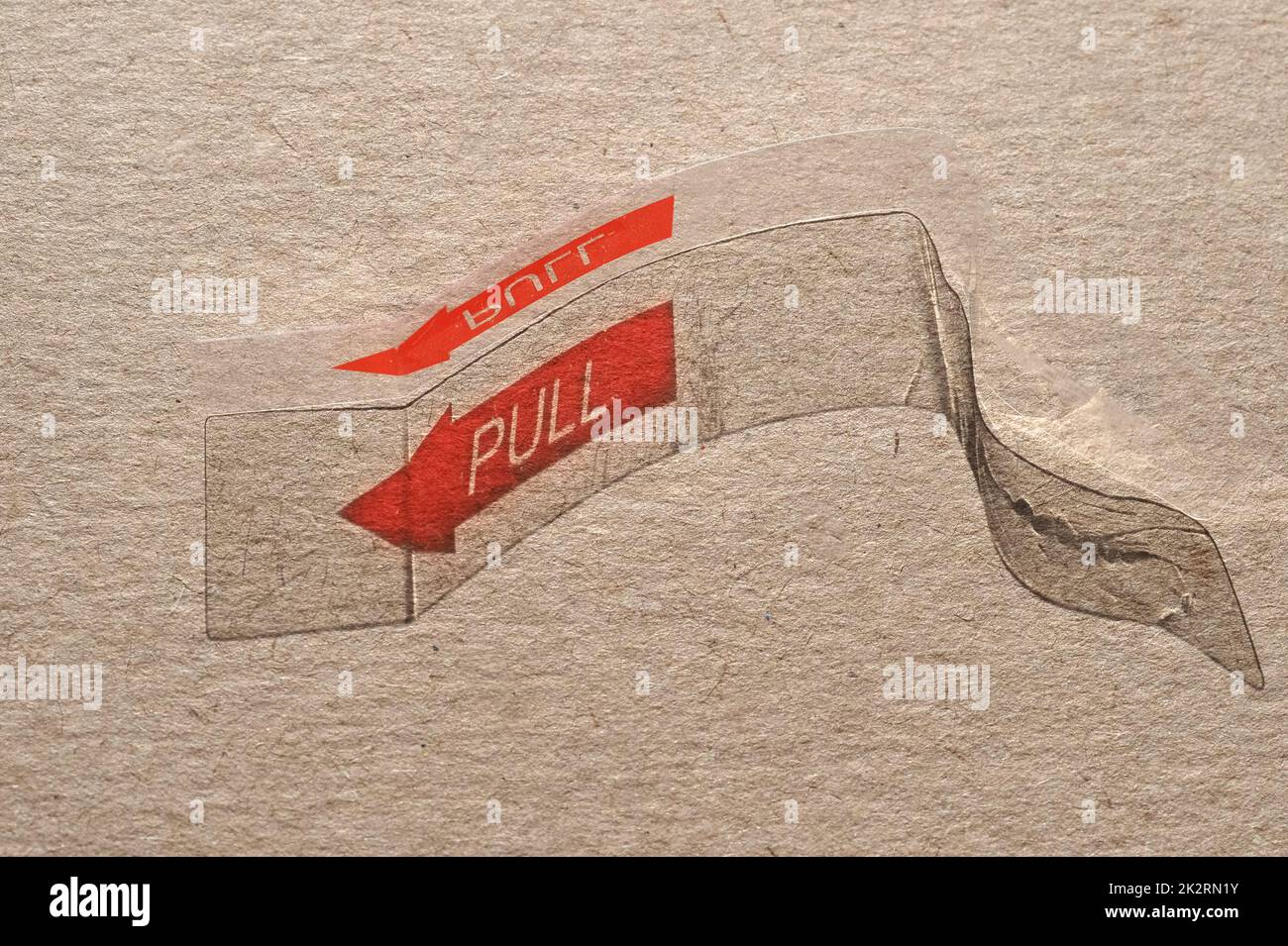 red pull label Stock Photo - Alamy