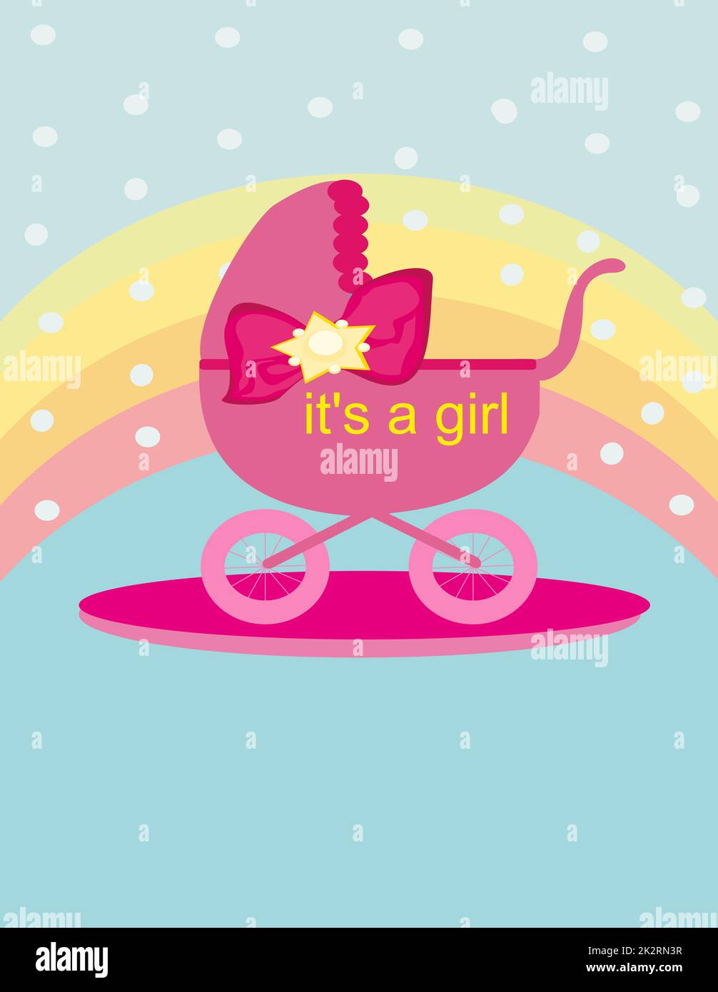 Baby shower - Its a girl Stock Photo - Alamy