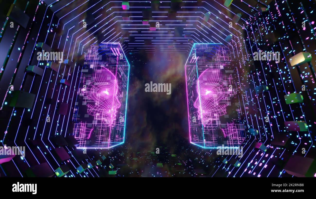 Futuristic ai concept digital hi-res stock photography and images - Alamy