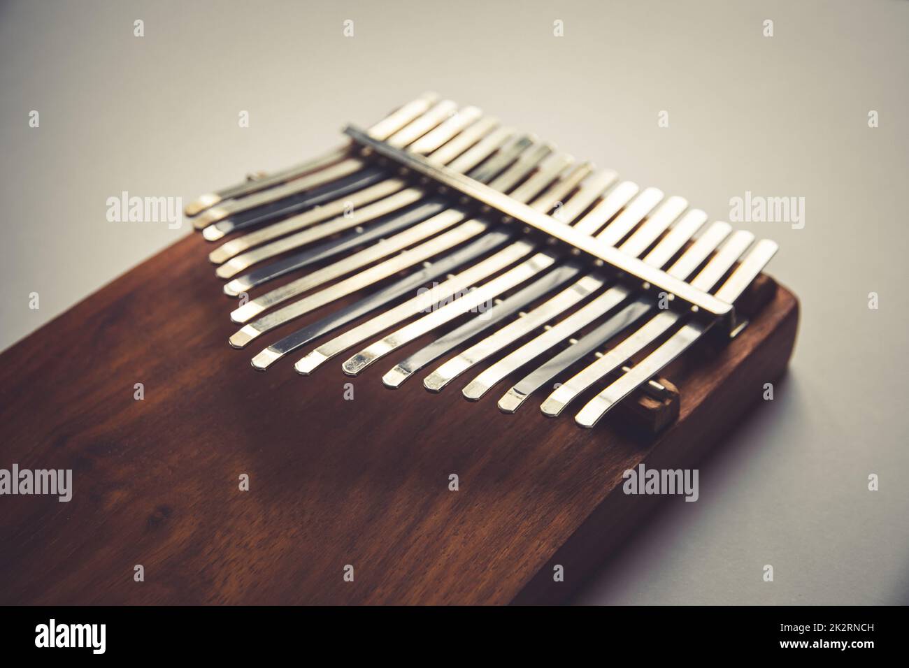 Traditional wooden kalimba isolated on white Stock Photo - Alamy