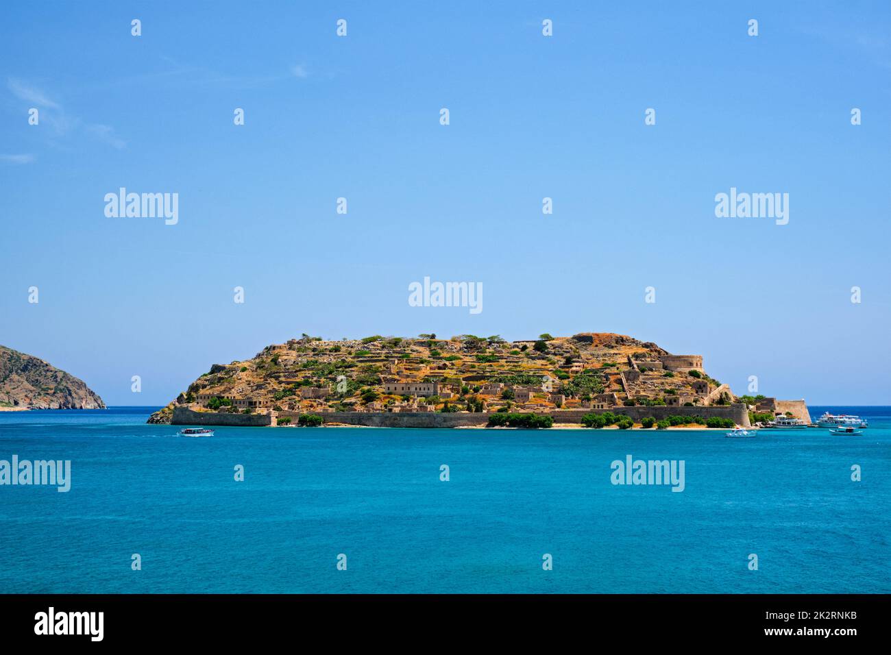 Island of Spinalonga, Crete, Greece Stock Photo - Alamy