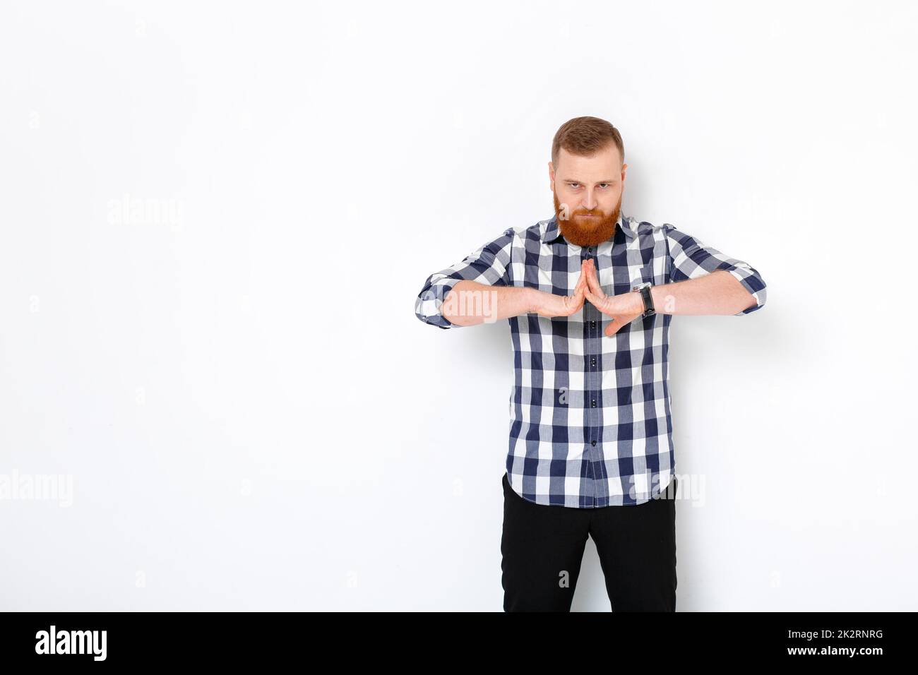 Young guy red beard hi-res stock photography and images - Alamy