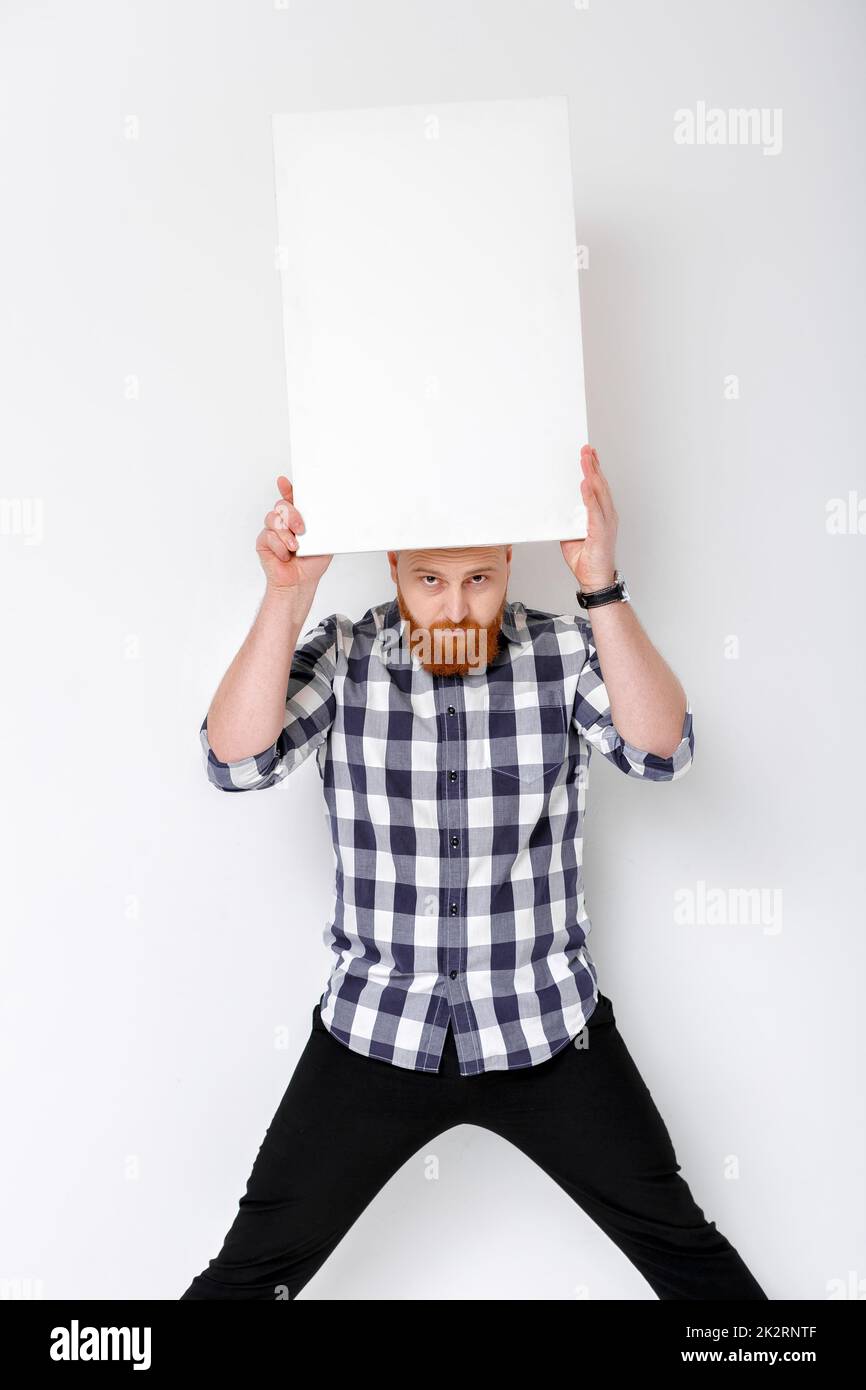 Attractive young man card hi-res stock photography and images - Alamy