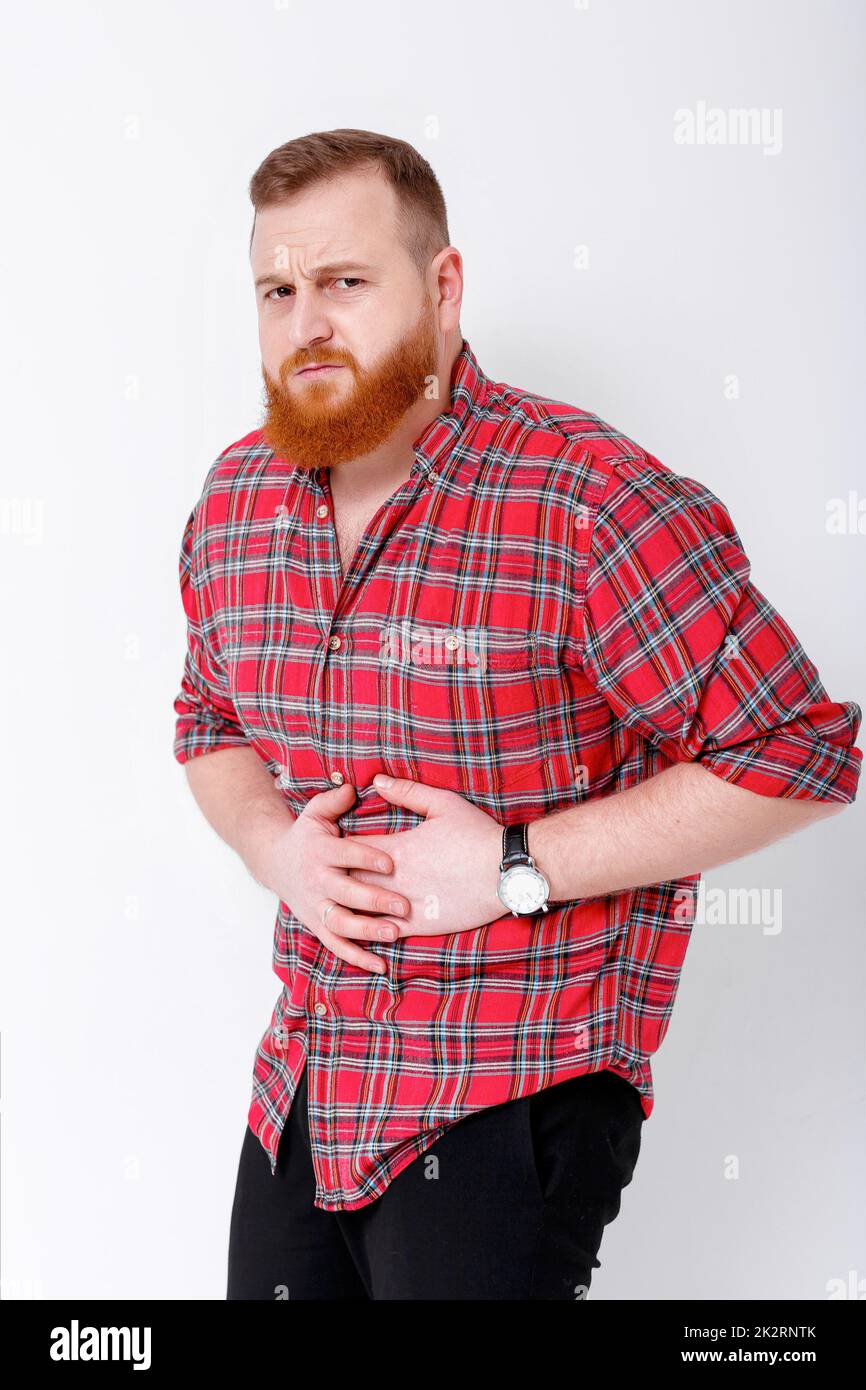 beard man feeling pain Stock Photo - Alamy