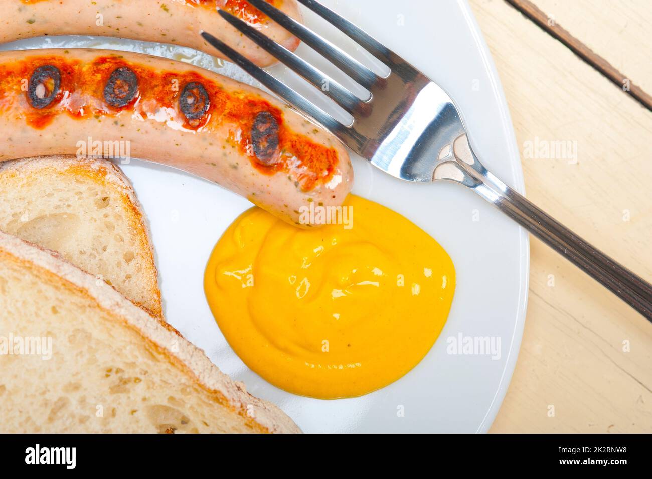 traditional German wurstel sausages Stock Photo - Alamy