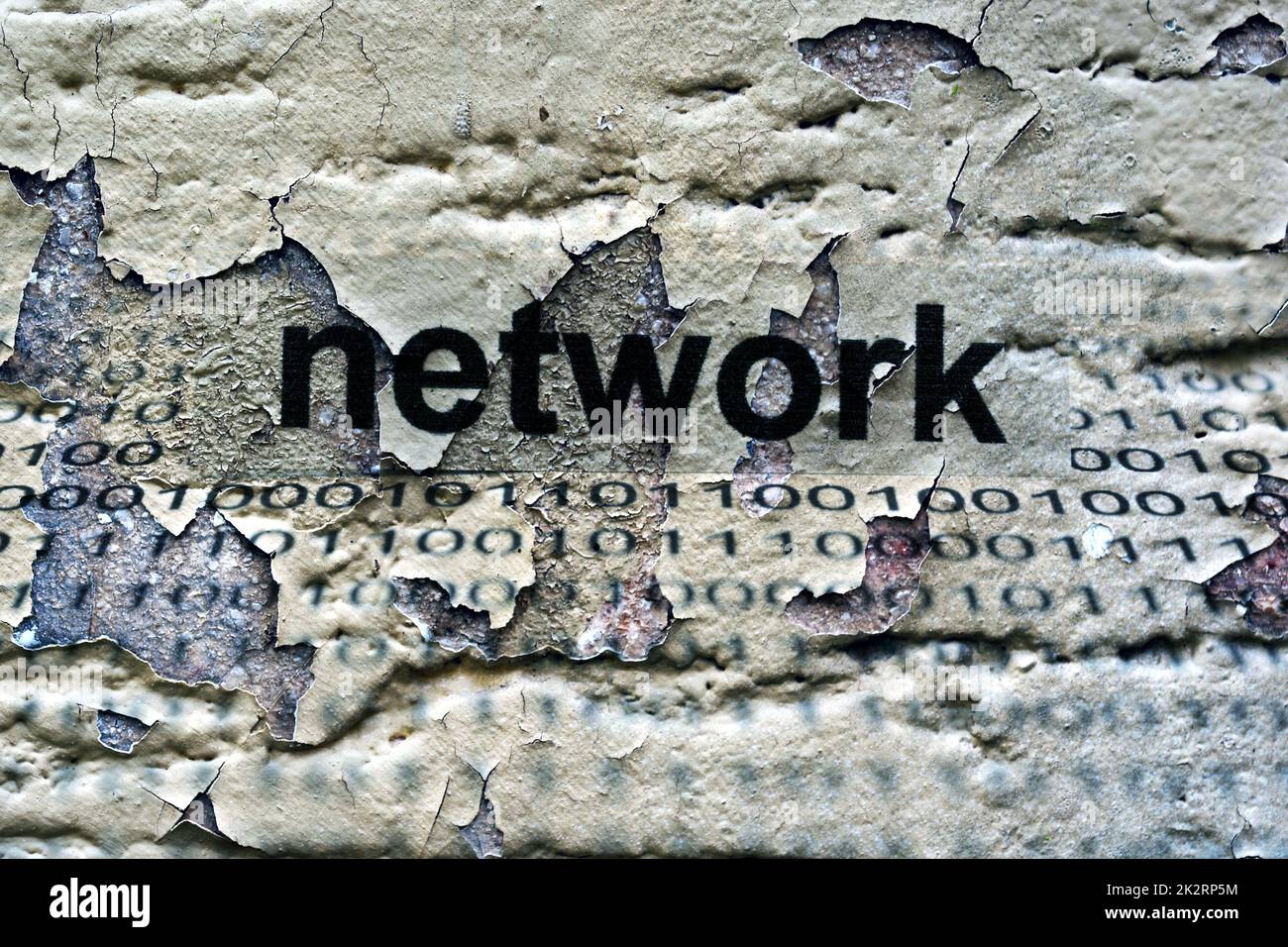 Network text on grunge background Stock Photo - Alamy