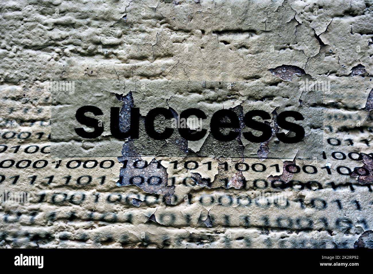Success text on grunge background Stock Photo - Alamy