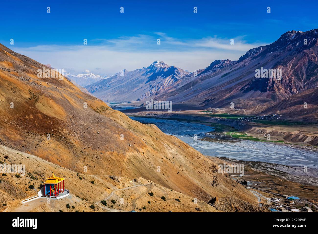 Spiti Valley in Himalayas, Himachal Pradesh, India Stock Photo - Alamy