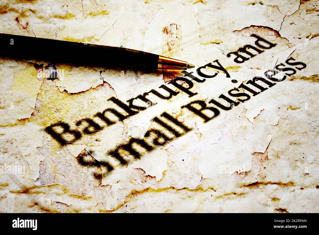 Bankruptcy word hi-res stock photography and images - Alamy