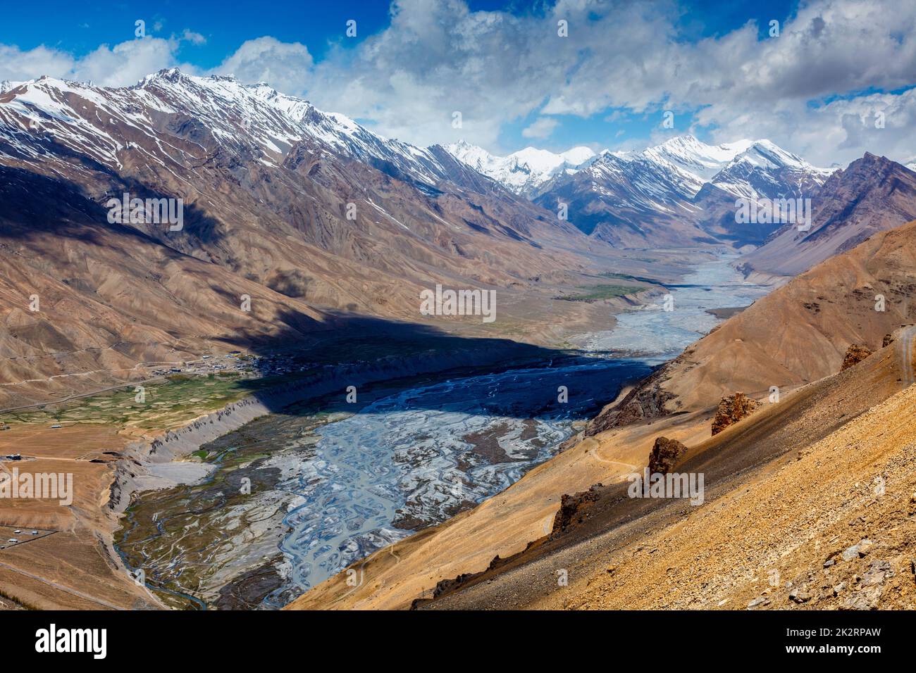 Spiti Valley in Himalayas, Himachal Pradesh, India Stock Photo - Alamy