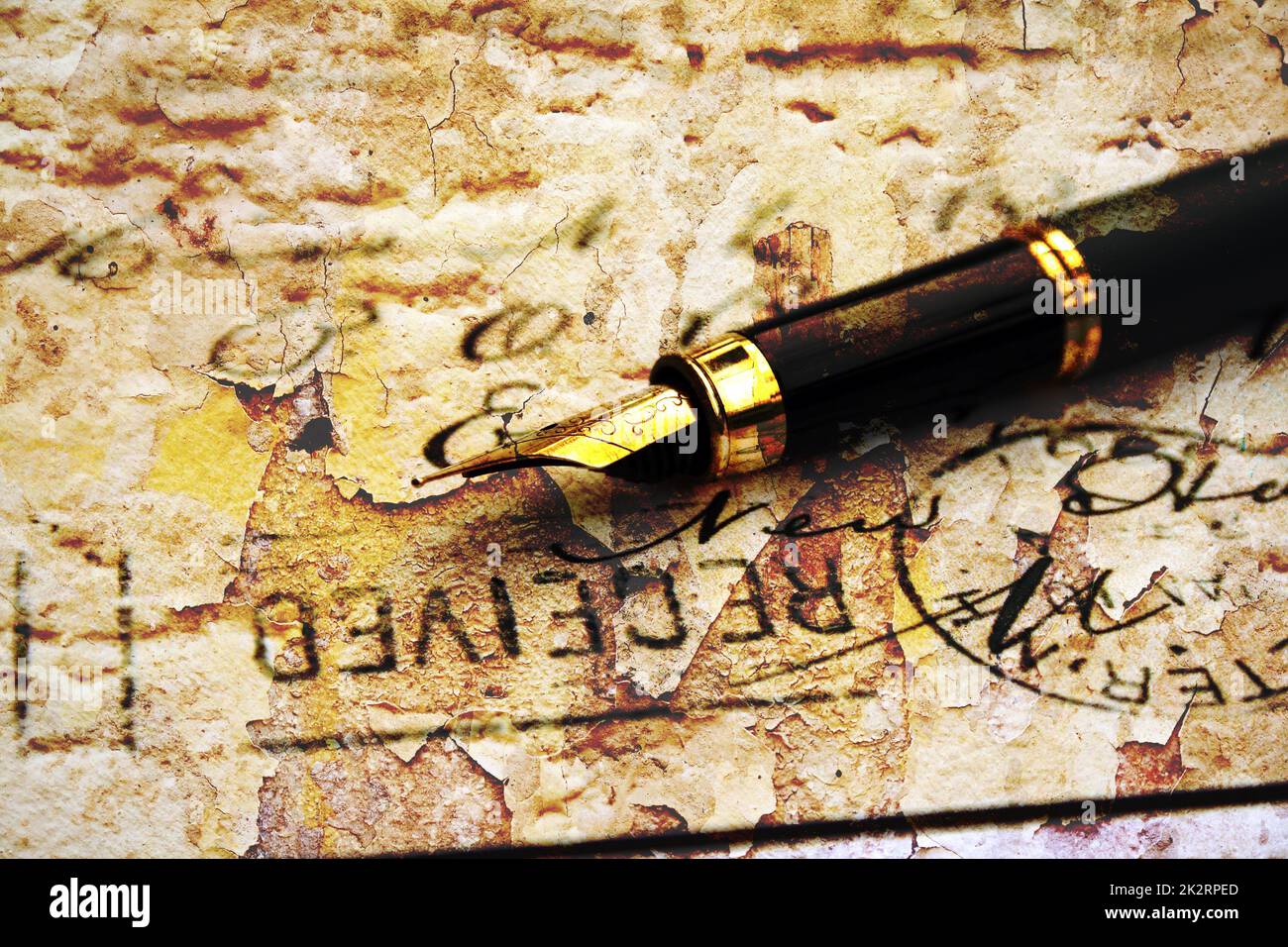 Old letter handwritten italian text hi-res stock photography and images ...