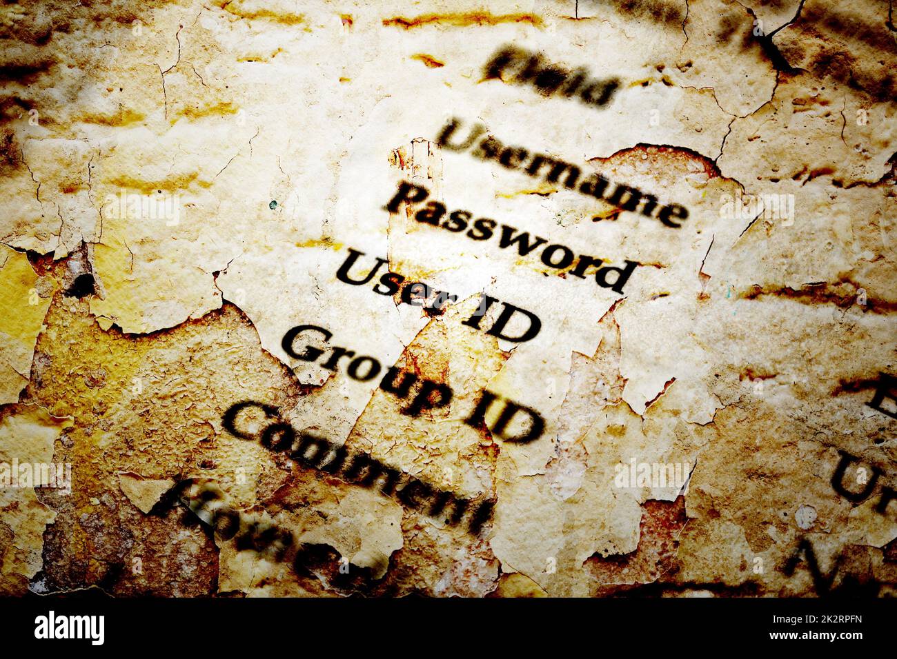 Username password hi-res stock photography and images - Alamy