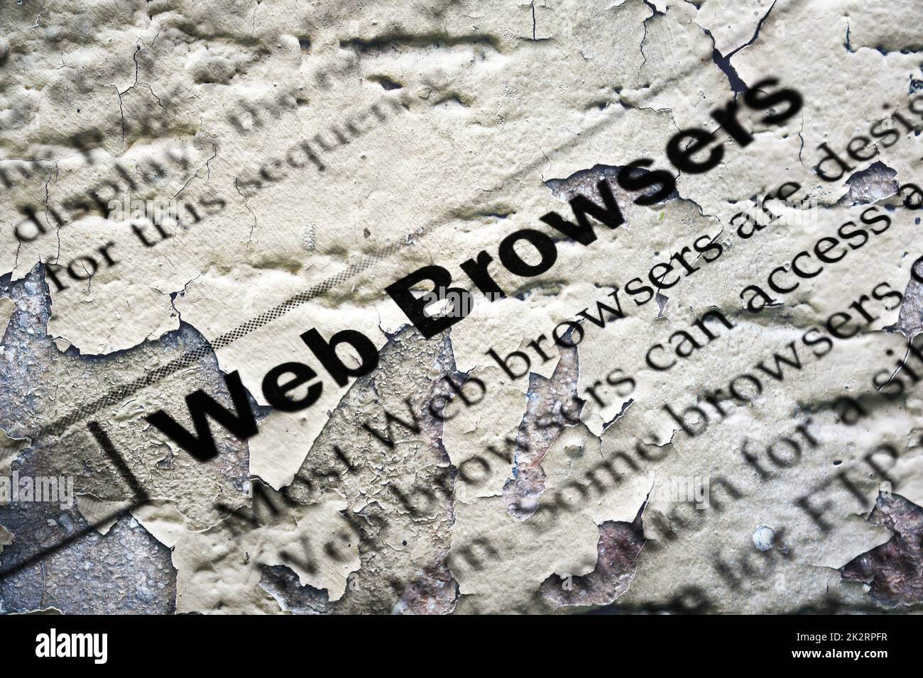 Web browsers grunge concept Stock Photo - Alamy