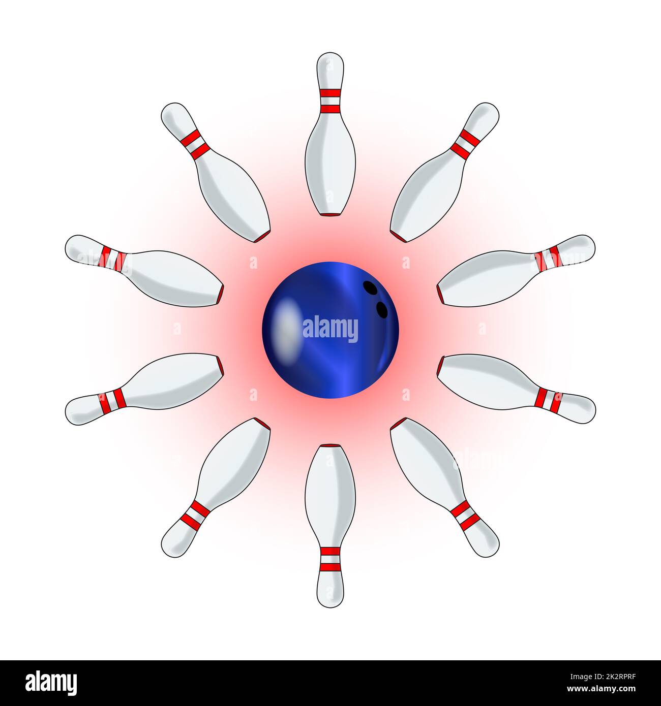 Ten Pin Bowling Stock Photo - Alamy