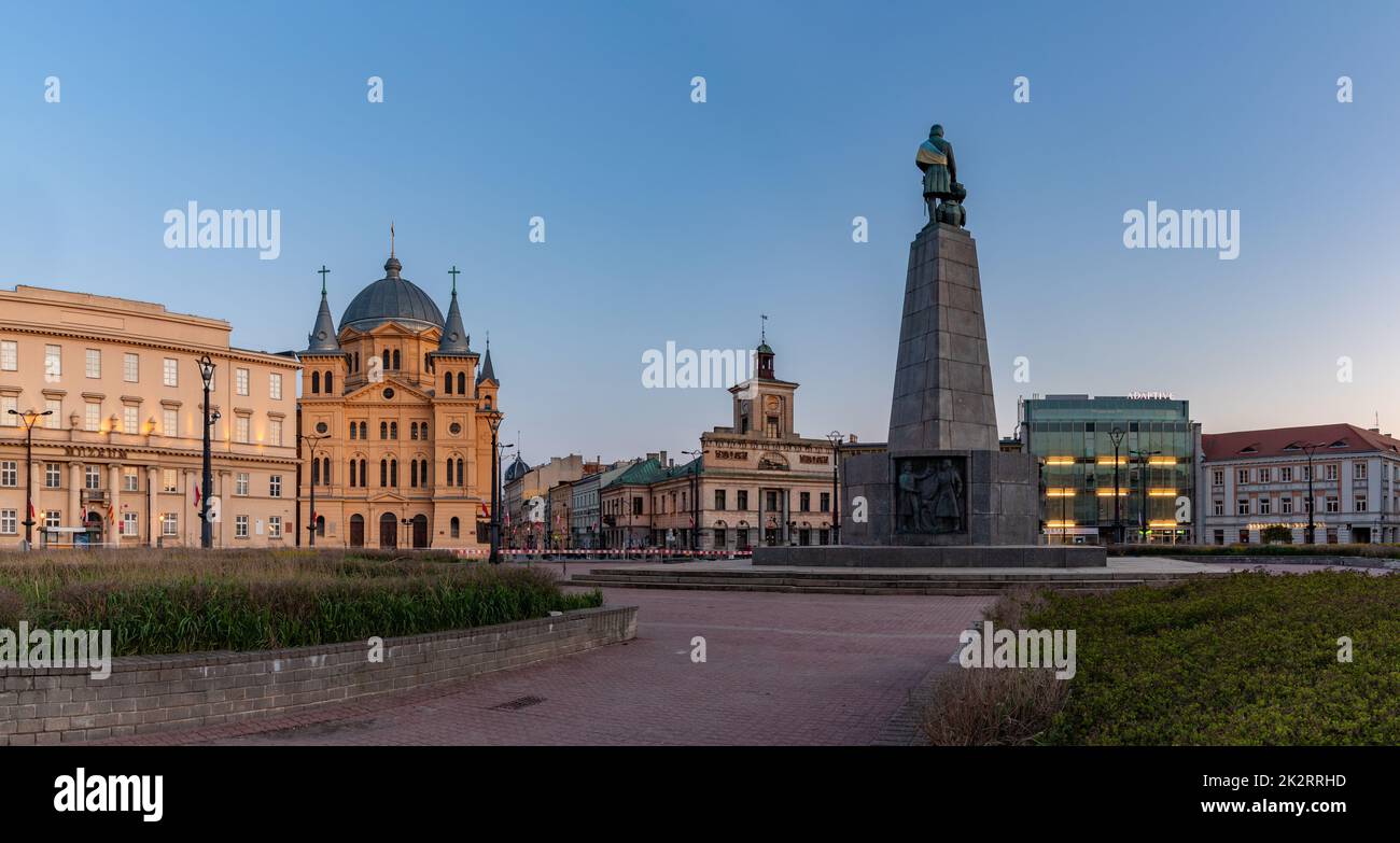 Freedom Square at Sunset Stock Photo - Alamy