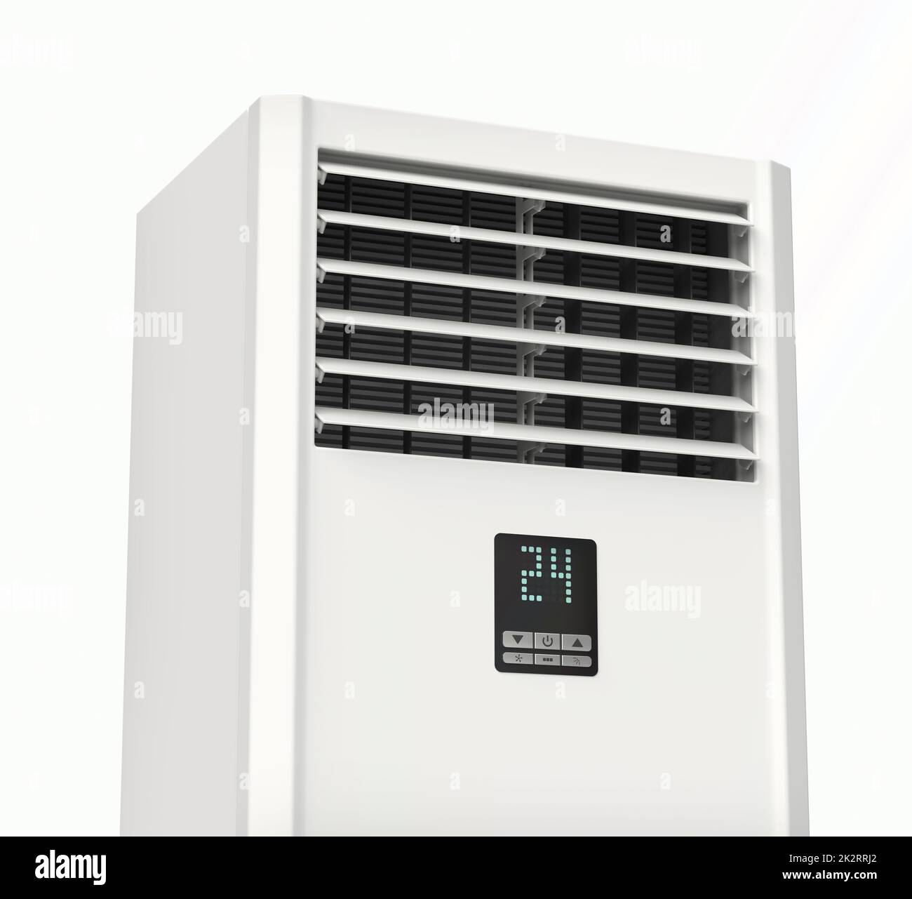 Close up of floor standing air conditioner Stock Photo - Alamy