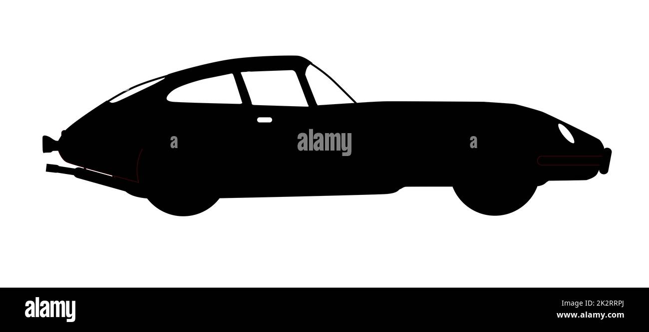 Fast Car Silhouette Stock Photo - Alamy