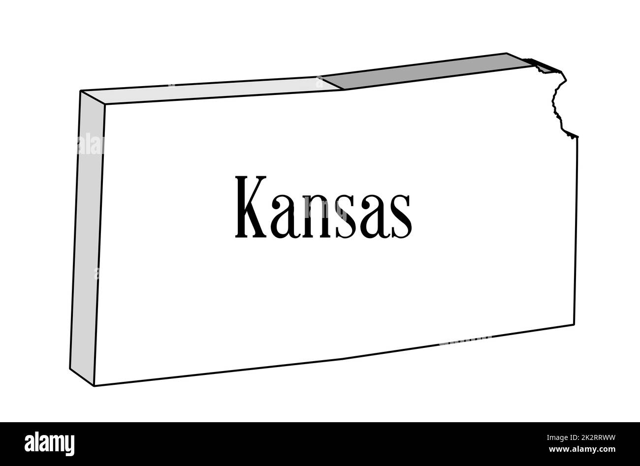 kansas map outline