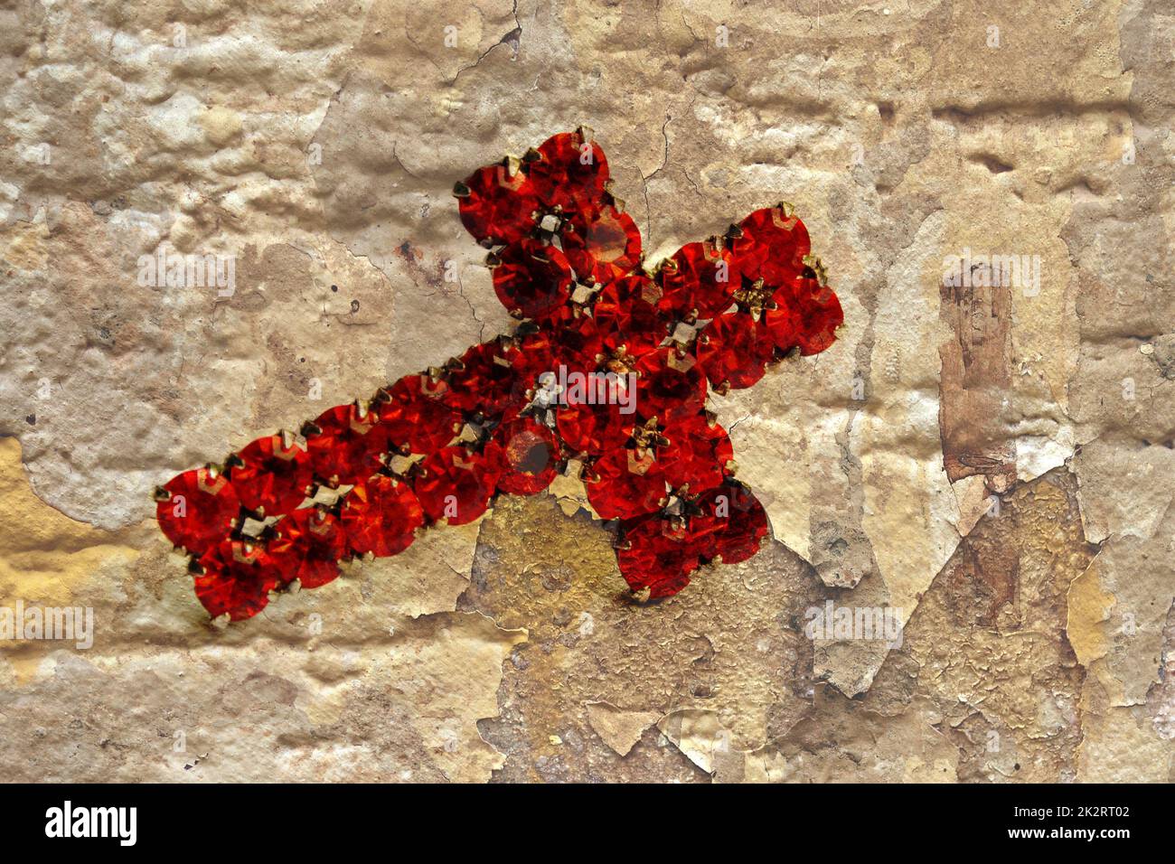 Red cross on grunge background Stock Photo - Alamy
