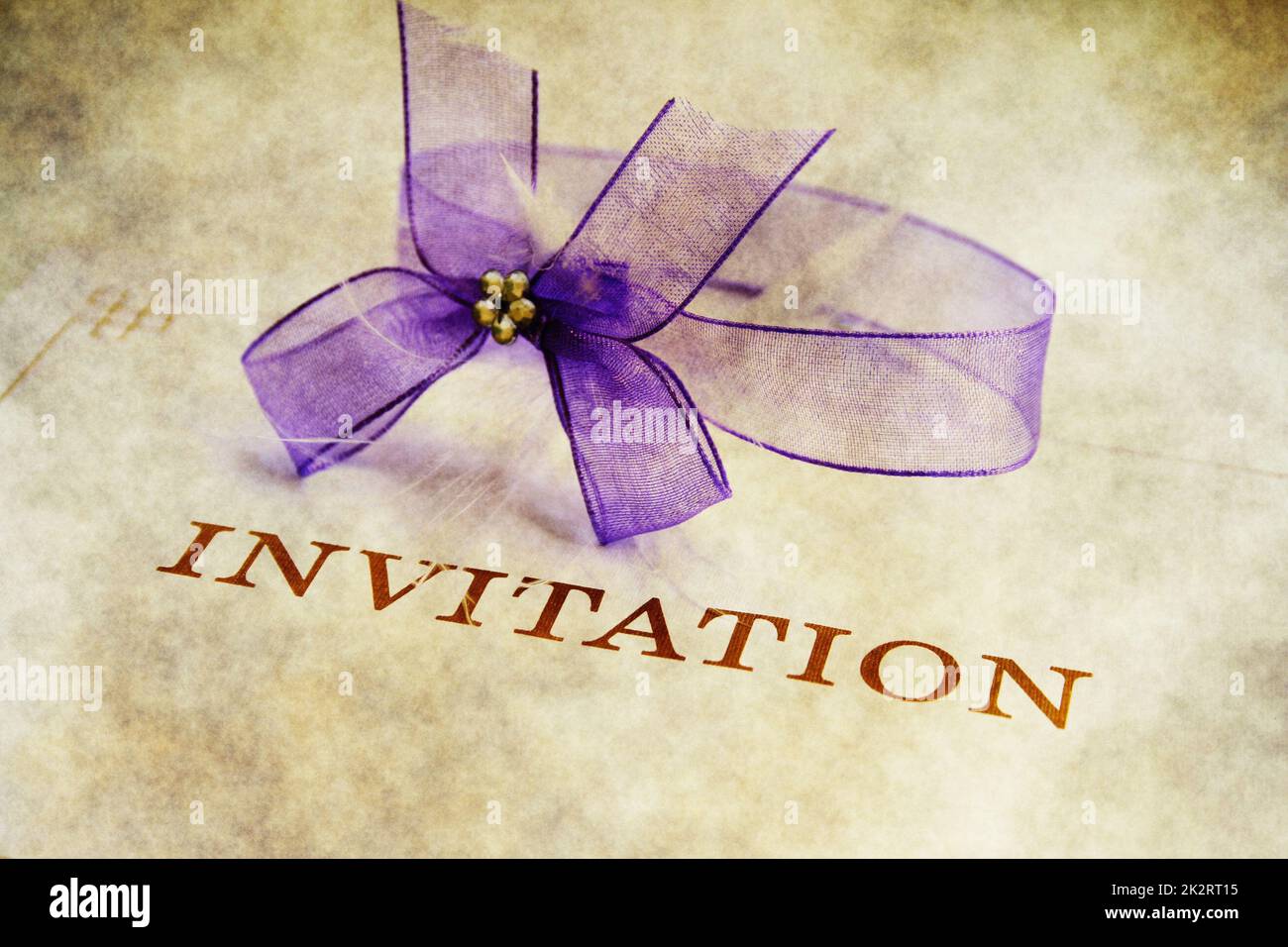 Old invitation illustration hi-res stock photography and images - Alamy