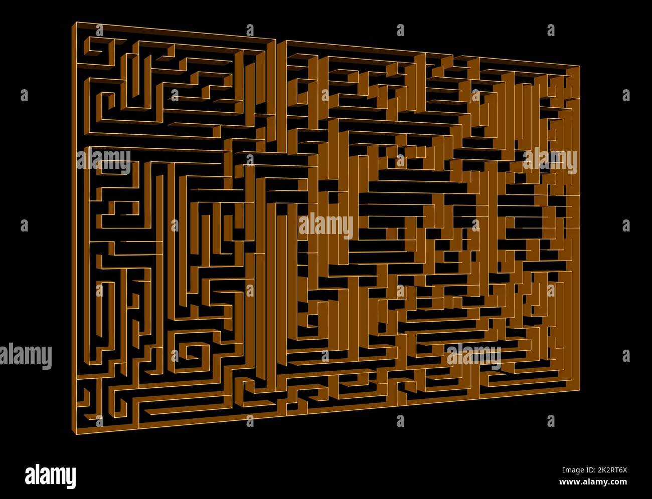 Maze 3d hi-res stock photography and images - Alamy