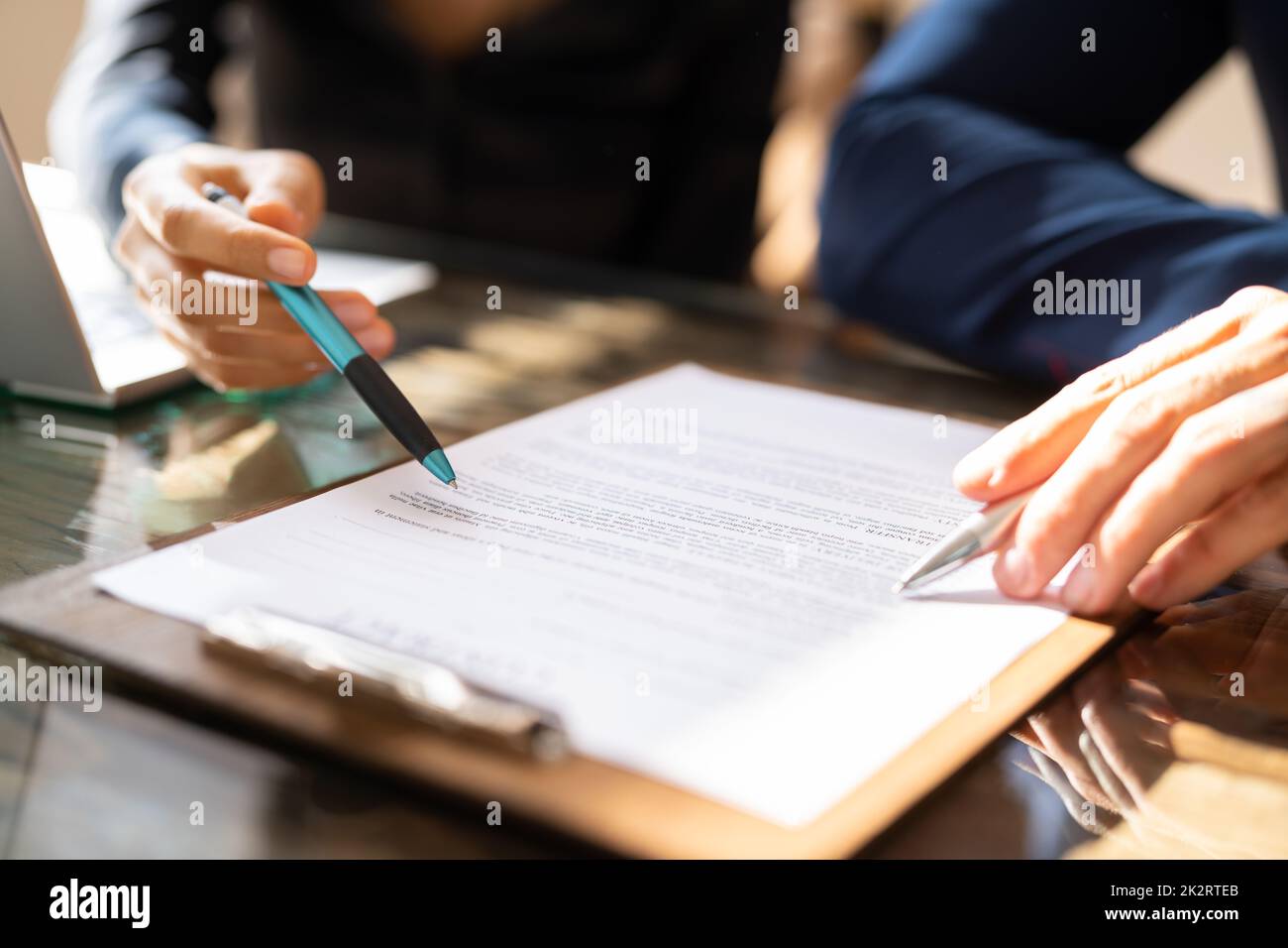 Contract document review auditor hi-res stock photography and images ...