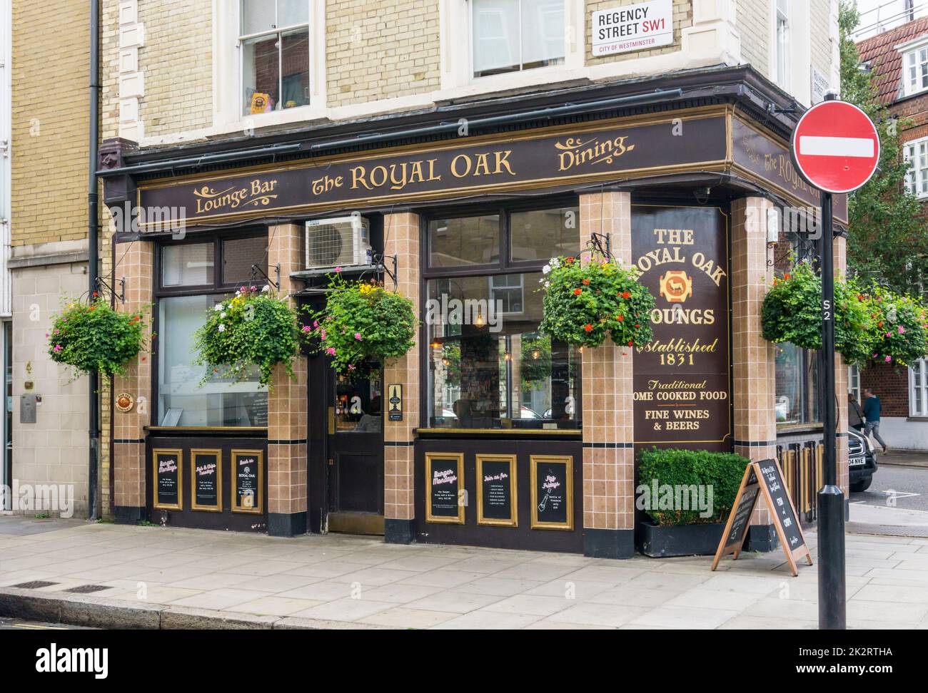 The Royal Oak pub in Regency Street, Westminster Stock Photo - Alamy
