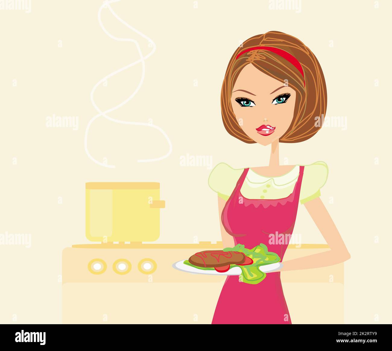 Cooking stove chef steak hi-res stock photography and images - Alamy