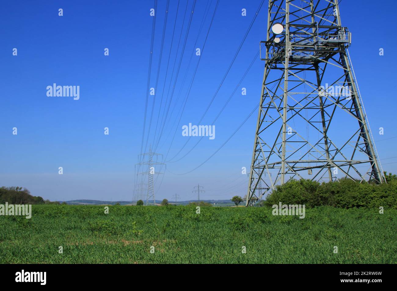 High voltage pylons electro hi-res stock photography and images - Alamy