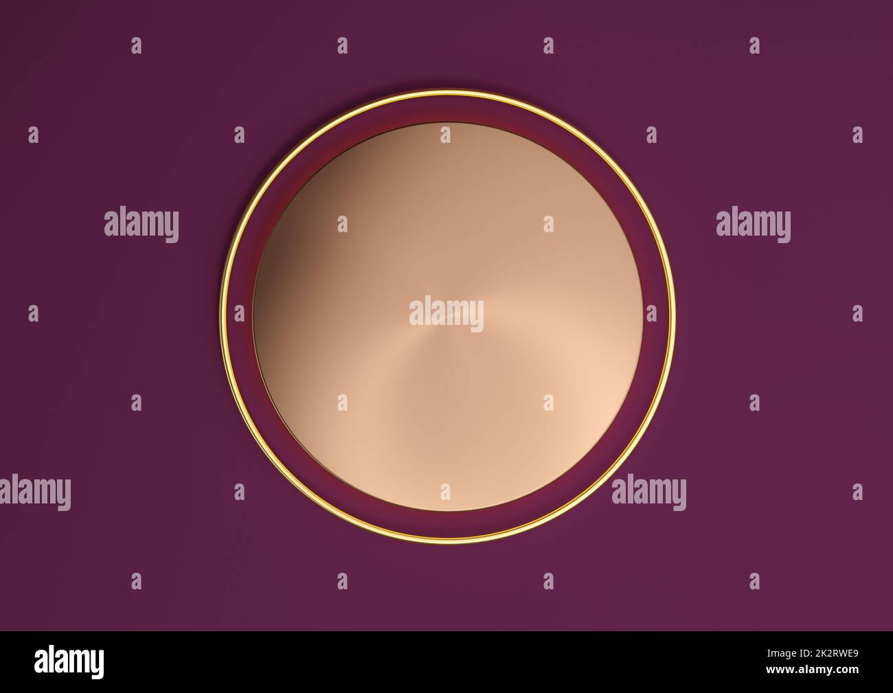 Dark magenta, purple 3D rendering empty product display scene with ...