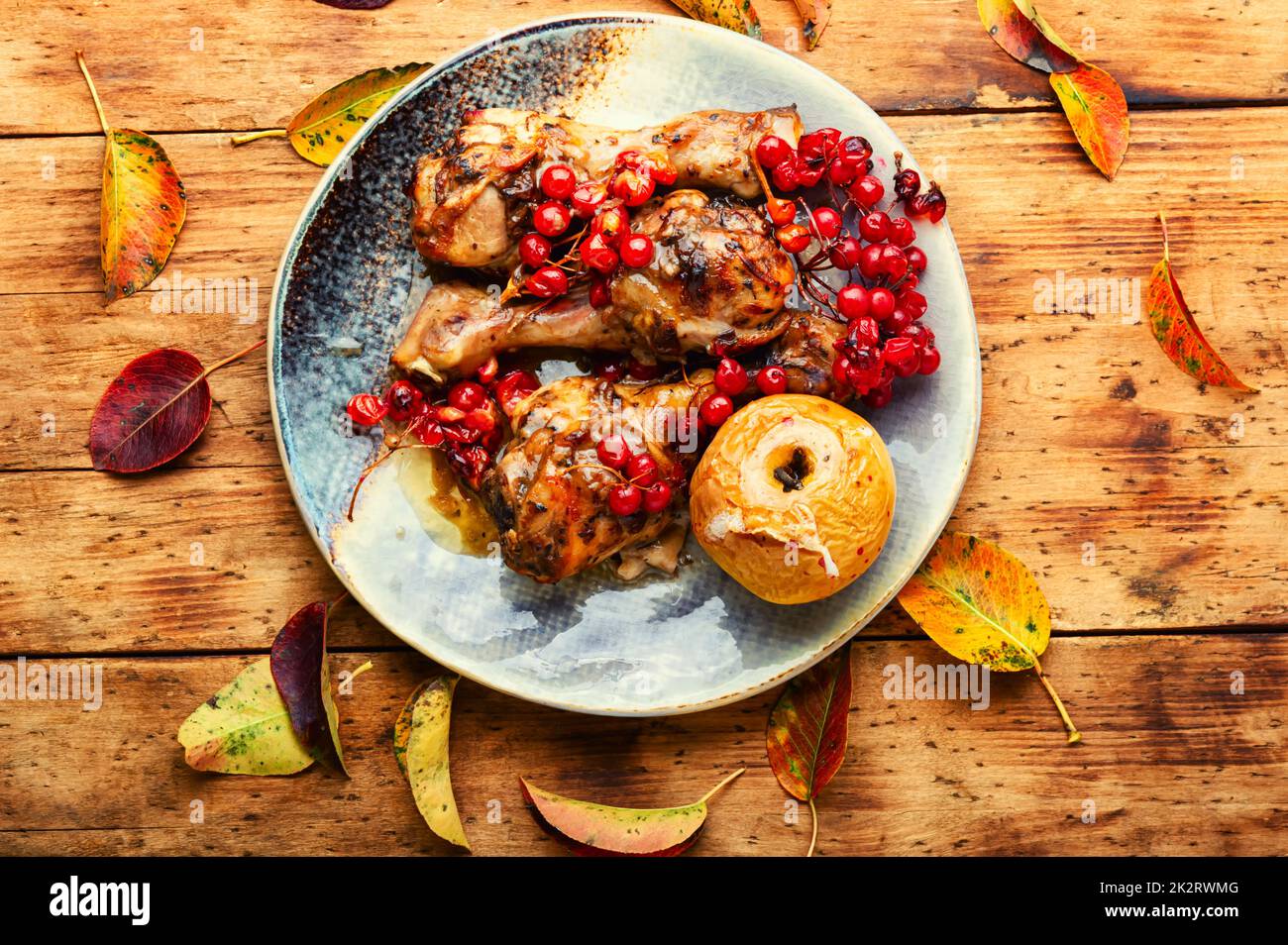 Baked chicken drumsticks fresh hi-res stock photography and images - Alamy