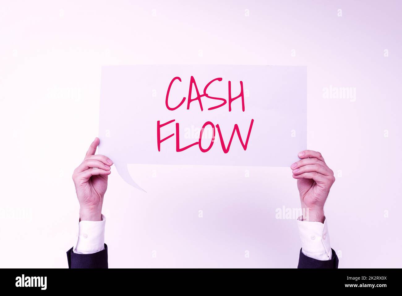 Sign displaying Cash Flow. Word for Movement of the money in and out ...