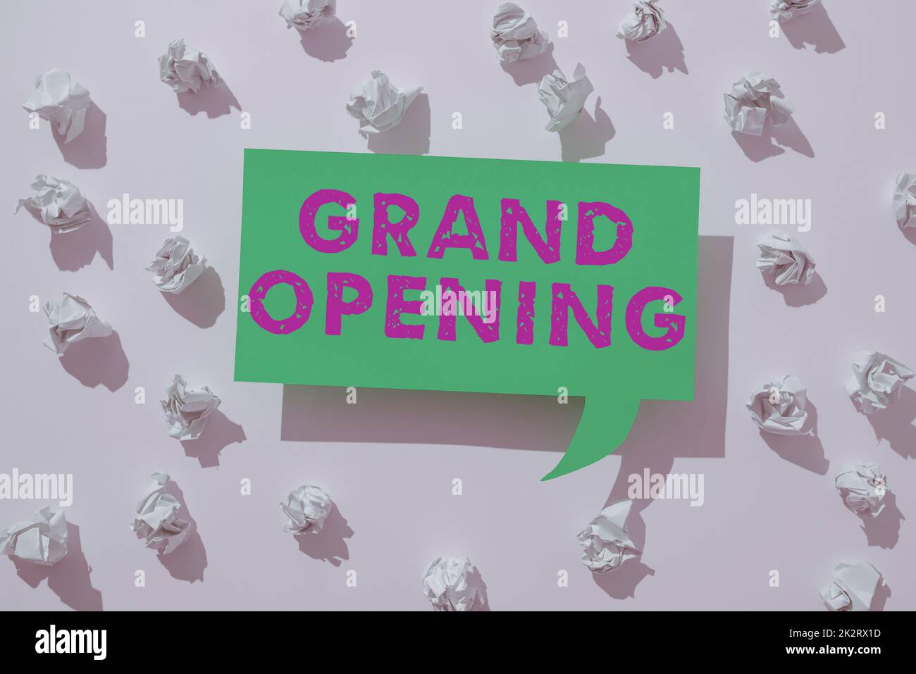 Text showing inspiration Grand Opening. Concept meaning Ribbon Cutting ...
