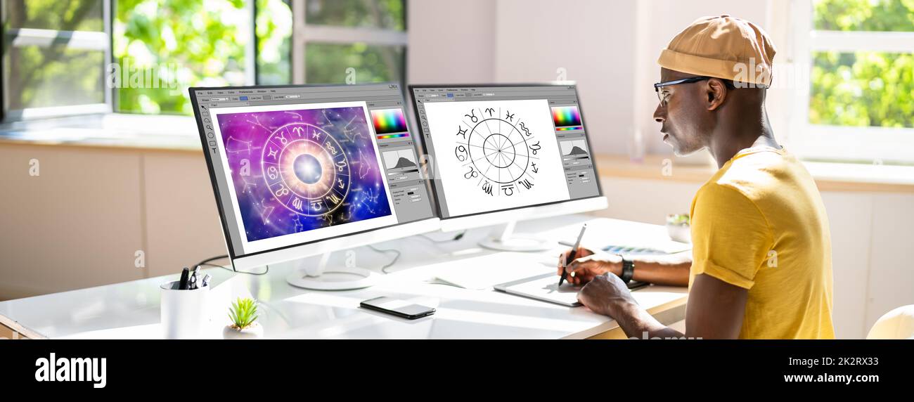 Game designer screen computer hi-res stock photography and images - Alamy