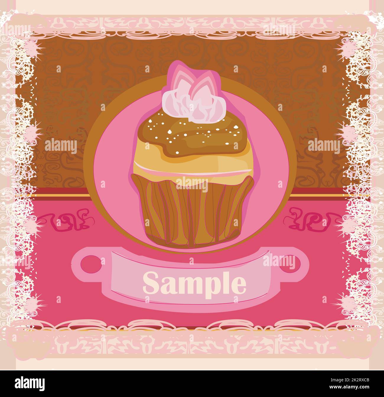 Cupcake design hi-res stock photography and images - Alamy