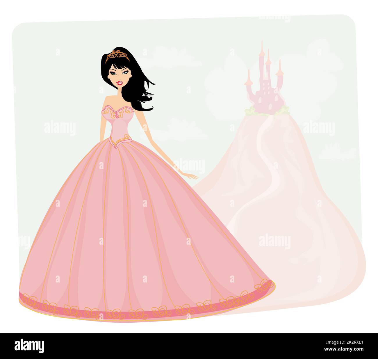 Young woman princess costume hi-res stock photography and images - Alamy