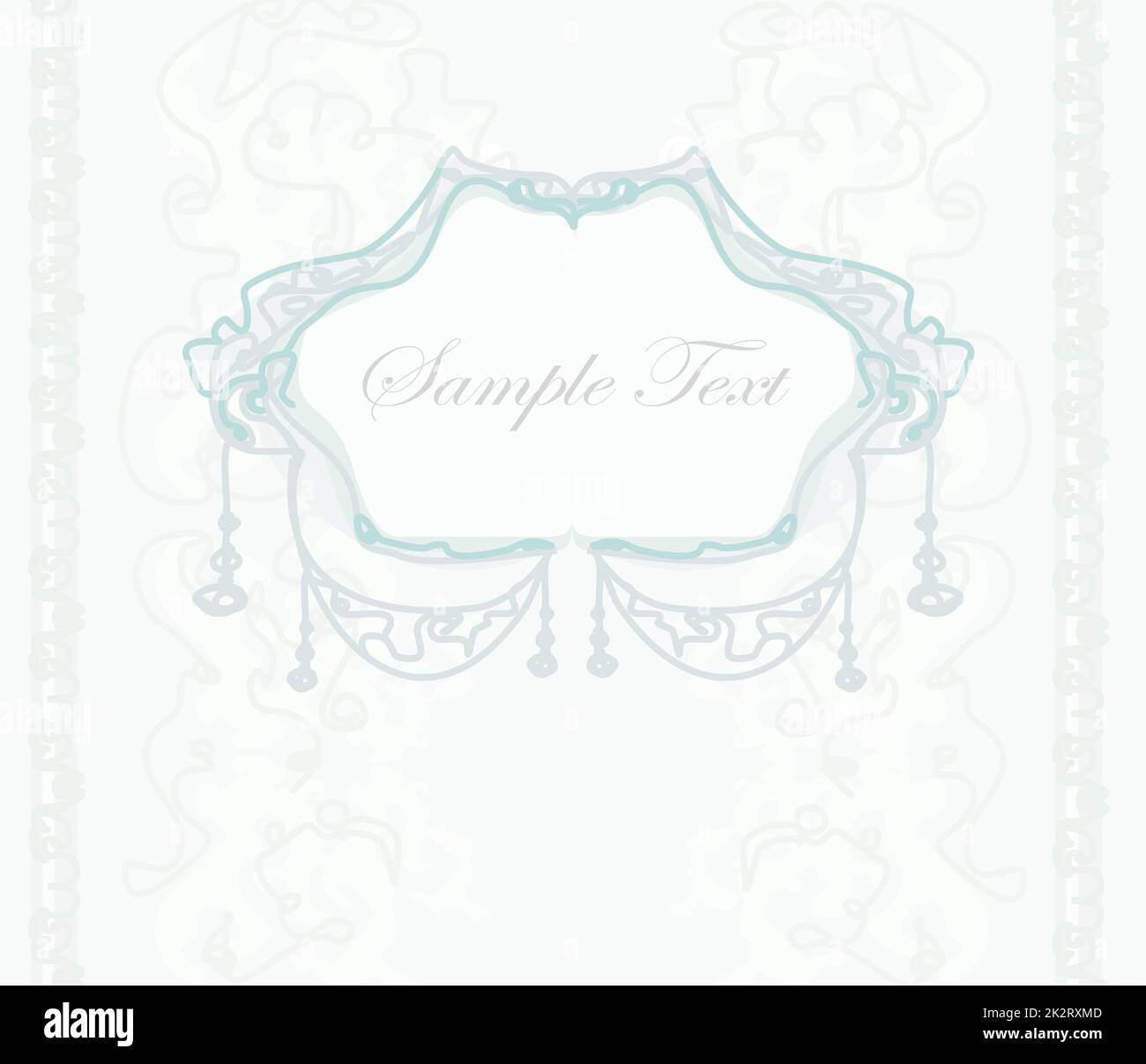 invitation frame vintage card Stock Photo - Alamy